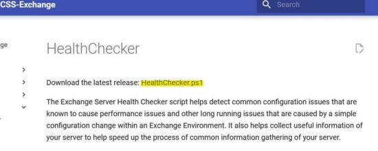 Comment vérifier l'état de santé d'un serveur Exchange