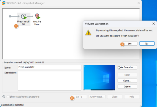 Utiliser Les Snapshots Avec Vmware Workstation Pro