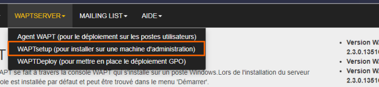 Déployer des logiciels sous Windows avec un serveur WAPT