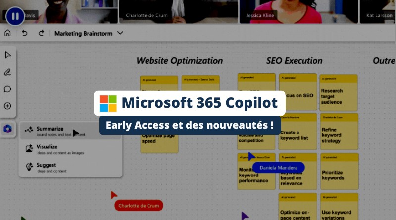 Microsoft 365 Copilot en Early Access avec des nouveautés