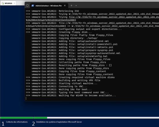Uitliser Packer et Vagrant pour créer une VM VMware Workstation