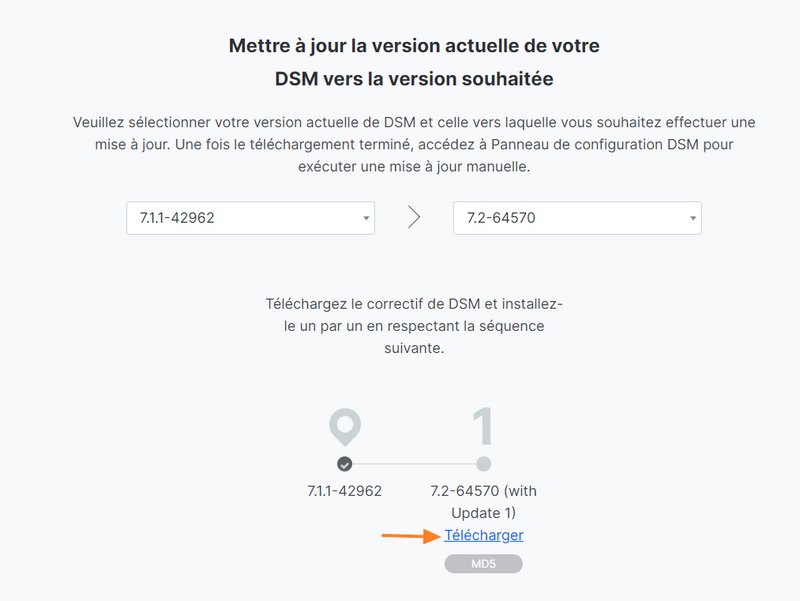 Comment mettre à jour son NAS Synology vers DSM 7.2