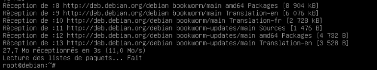 Mise à niveau Debian 11 vers Debian 12 Bookworm