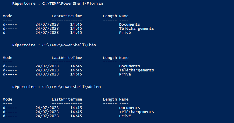 PowerShell : comment créer un dossier ou des dossiers