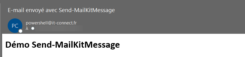 PowerShell : comment envoyer des e-mails