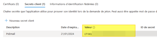 PowerShell : comment envoyer e-mail via Microsoft Graph
