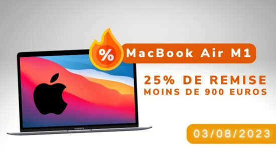 Bon plan : un MacBook Air M1 (2020) à moins de 900 euros