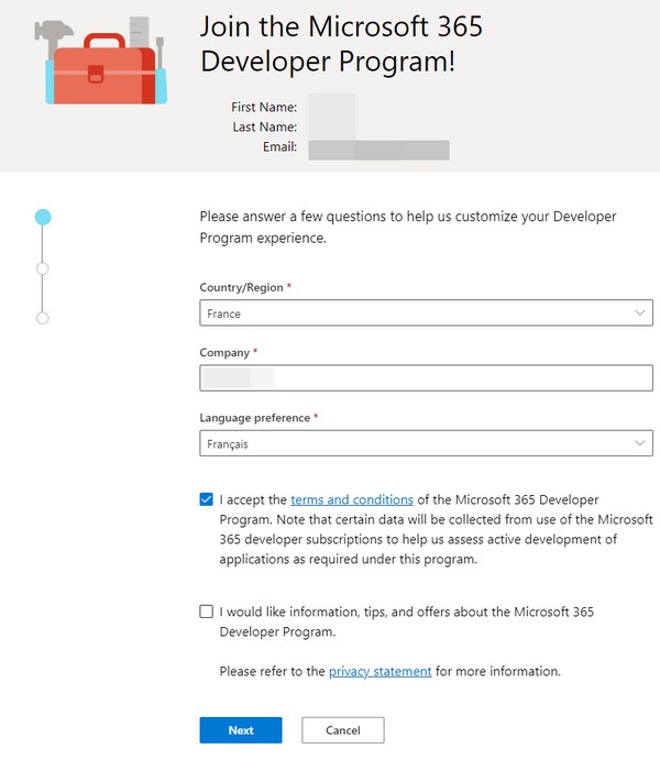 Créer un Lab Microsoft 365 gratuitement en 5 minutes