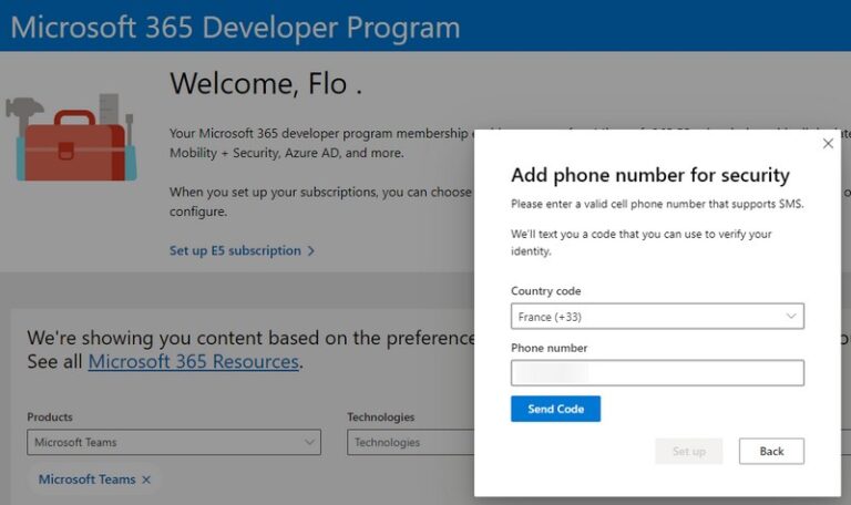 Créer un Lab Microsoft 365 gratuitement en 5 minutes
