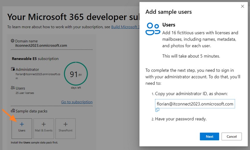Créer un Lab Microsoft 365 gratuitement en 5 minutes
