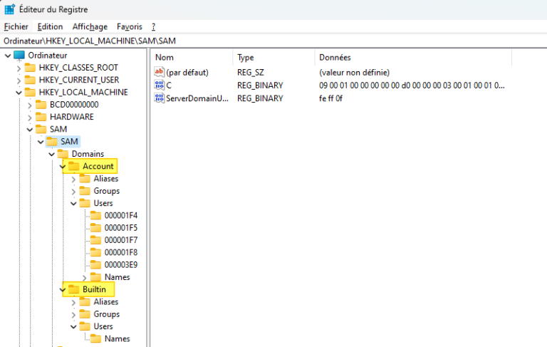 Ce qu'il faut savoir sur la base SAM de Windows