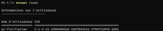 4 commandes pour obtenir la liste des SID avec PowerShell
