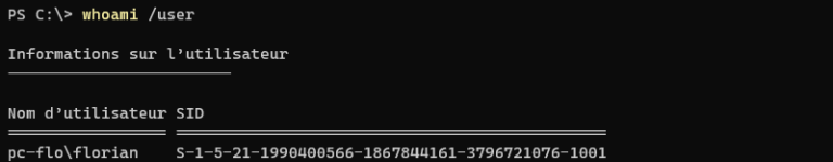 4 commandes pour obtenir la liste des SID avec PowerShell