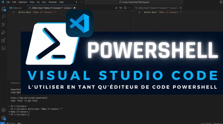 Comment créer un script PowerShell avec Visual Studio Code