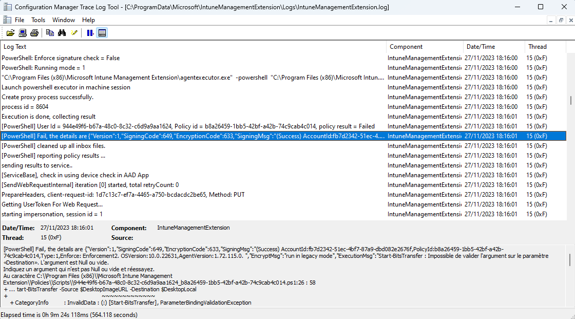 Comment exécuter un script PowerShell avec Intune