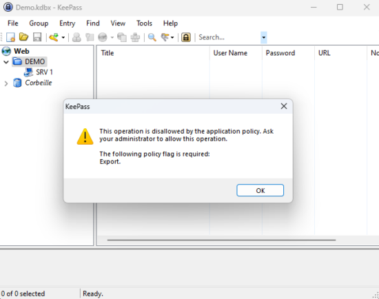 Comment durcir la configuration de KeePass ? - Sécurité