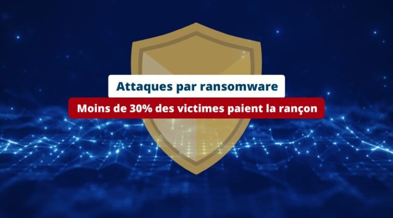 Moins de 30% des victimes de ransomware paient la rançon