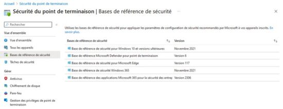 Intune et les profils de configuration des appareils