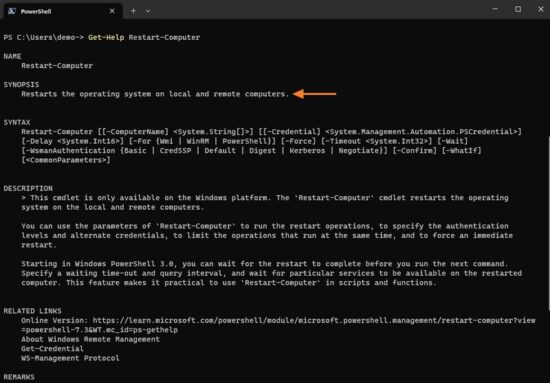 Obtenir de l'aide pour PowerShell : Get-Help, etc.