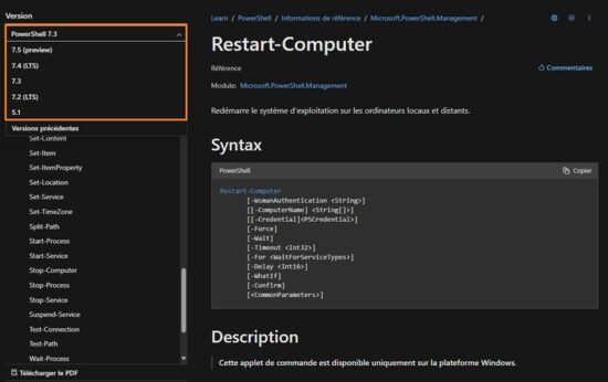 Obtenir de l'aide pour PowerShell : Get-Help, etc.