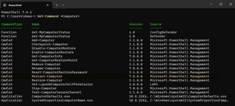 Obtenir de l'aide pour PowerShell : Get-Help, etc.