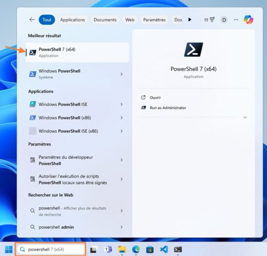 Prise en main de la console PowerShell sur Windows