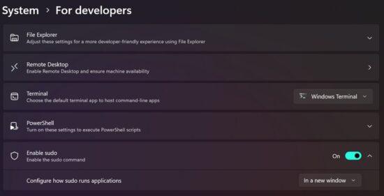 Microsoft dévoile "Sudo for Windows" pour Windows 11