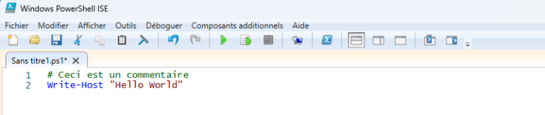 Les éditeurs de code pour PowerShell : ISE, VSCode, etc.