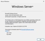 Windows Server 2025 - Les nouveautés de la Build 26063