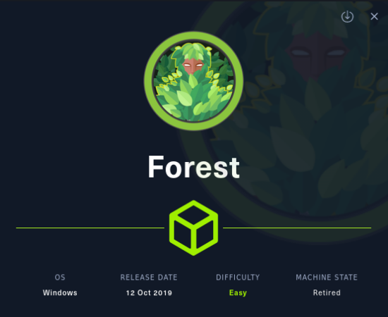 Résoudre la box Forest de Hack The Box (walkthrough)