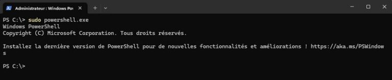 Sudo for Windows - Prise en main sur Windows 11