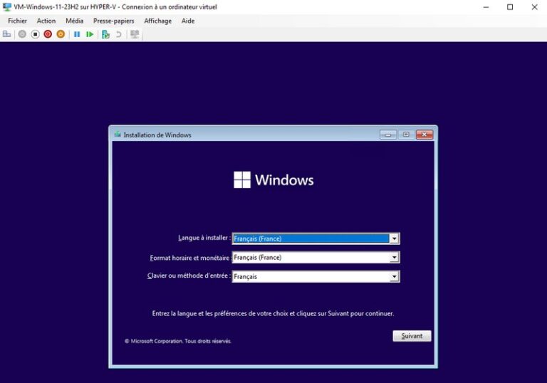 Hyper-V : comment créer une VM Windows 11