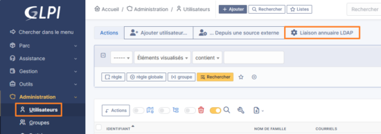 GLPI - Configurer l'authentification Active Directory (LDAP)