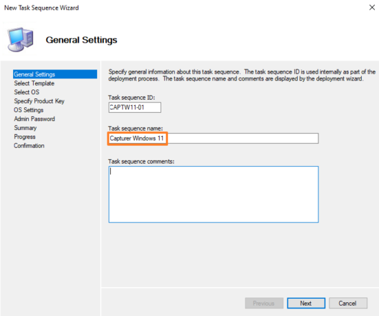 MDT : capturer une image de référence Windows 11