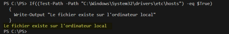 PowerShell - Structures conditionnelles : If, Else, ElseIf
