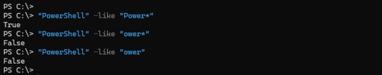 Les opérateurs de comparaison de PowerShell