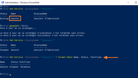 Comment configurer les services Windows par GPO