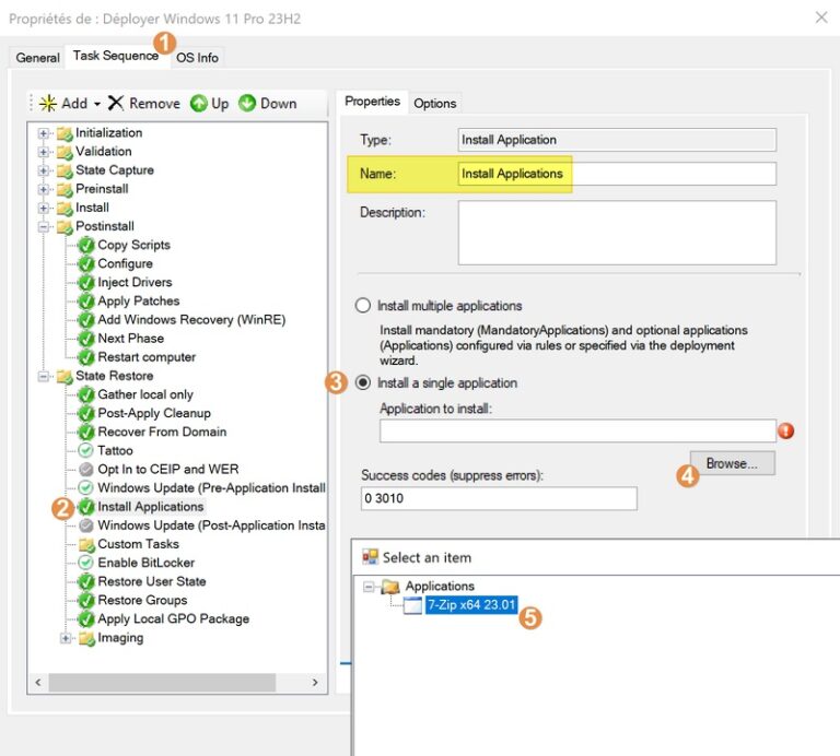 MDT - Déployer des applications MSI et EXE sur Windows 11