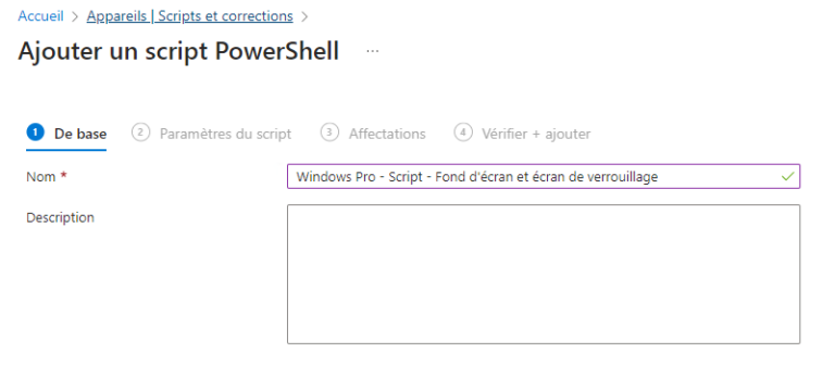 Comment exécuter un script PowerShell avec Intune