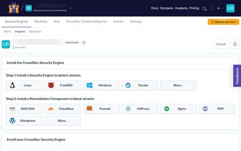 Protégez-vous des adresses IP malveillantes avec CrowdSec