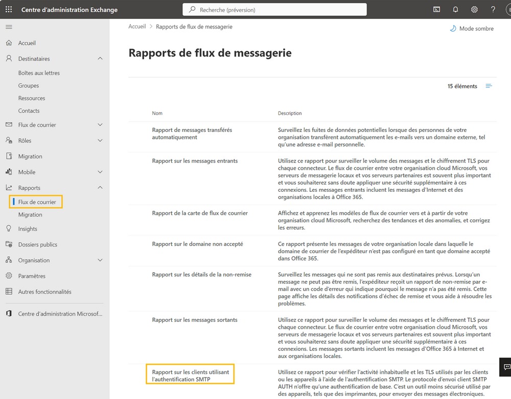 Exchange Online : fin de vie pour l’authentification basique SMTP
