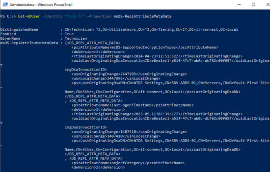 ADTimeline : investigation numérique sur l'Active Directory