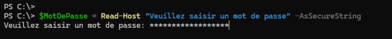 PowerShell - Saisie utilisateur interactive avec Read-Host