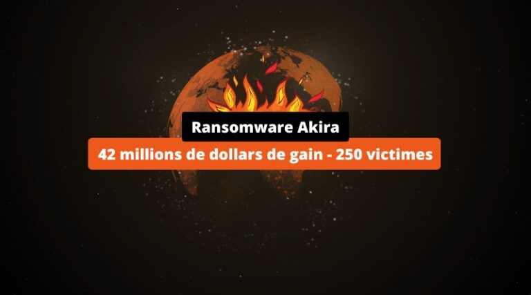 Ransomware Akira : 42 millions de dollars de gain grâce à 250 victimes