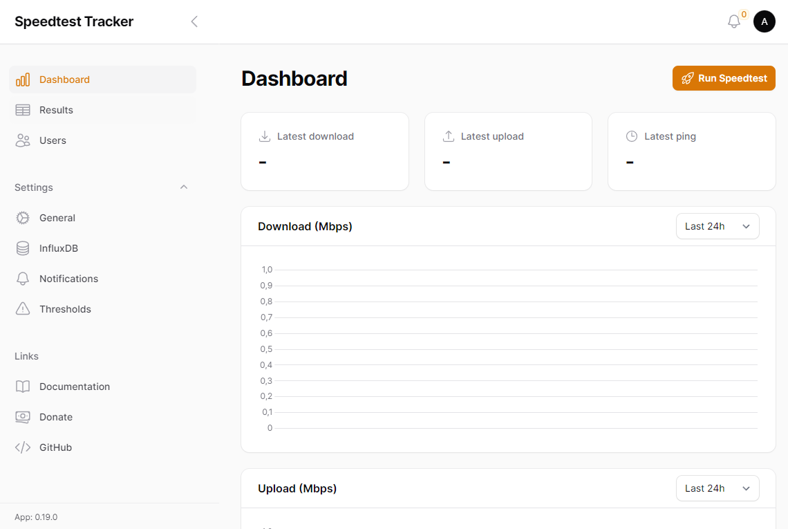 Surveillez votre connexion à Internet avec Speedtest Tracker