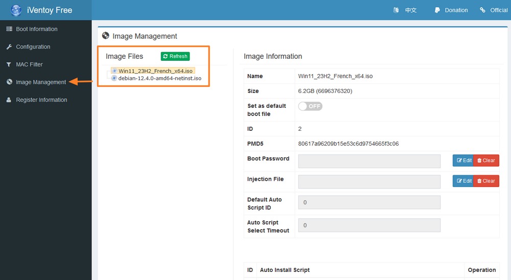 iVentoy - Un serveur PXE léger pour Windows et Linux