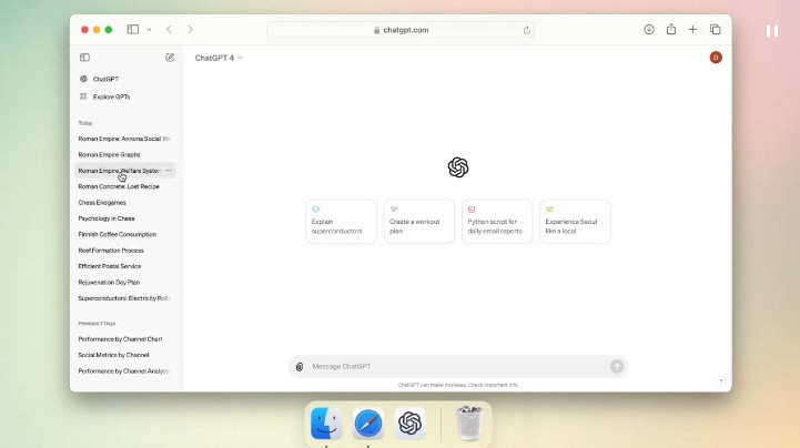 ChatGPT : OpenAI annonce une application pour Mac et Windows