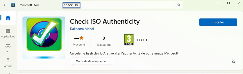 Comment vérifier l'authenticité d'une image ISO Windows