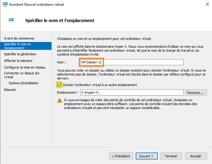 Hyper V Comment Créer Une Vm Debian Linux