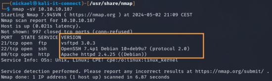 Nmap - Détecter les versions de services et systèmes (OS)